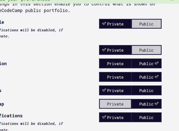 Unexpected behaviour while updating settings · Issue #41156 · freeCodeCamp/freeCodeCamp · GitHub