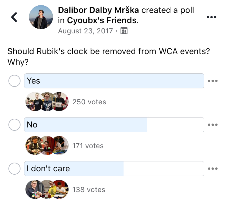 Reasons to remove or keep clock as an event · Issue #848 · thewca/wca ...