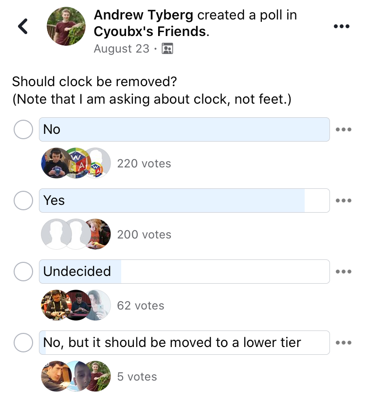 Reasons to remove or keep clock as an event · Issue #848 · thewca/wca ...