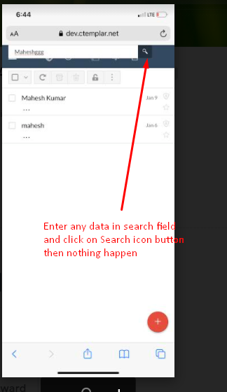 Search UI in small screens is unfinished · Issue #918 · CTemplar/webclient · GitHub