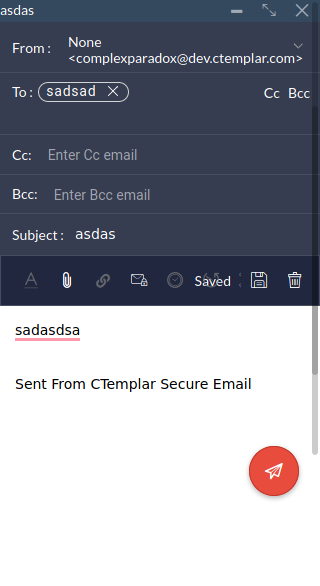 Unable to compose an email on small devices · Issue #919 · CTemplar/webclient · GitHub