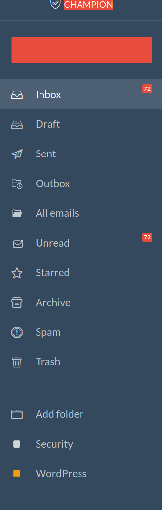 Improve the sidebar at lower resolutions · Issue #1003 · CTemplar/webclient · GitHub