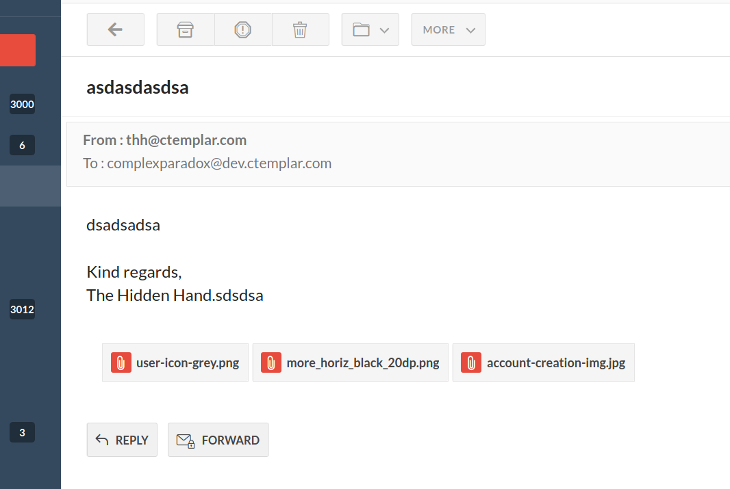 Small improvements for the single mail view · Issue #1203 · CTemplar/webclient · GitHub