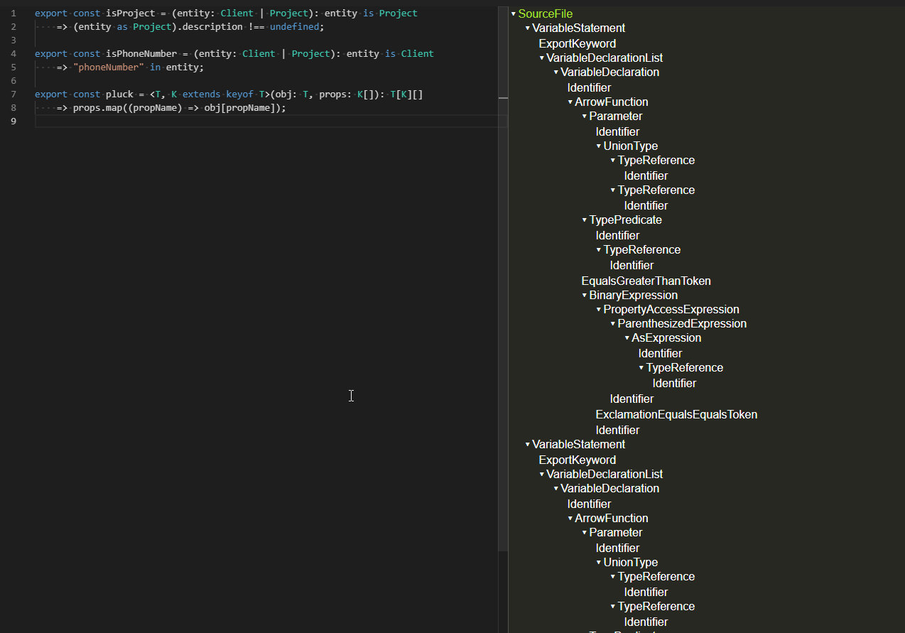 (typescript) Improving the Typescript grammar · Issue #2190 · highlightjs/highlight.js · GitHub