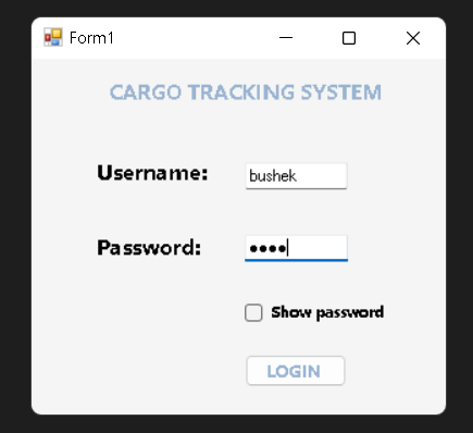 GitHub - jariwarlord/cargoTracking