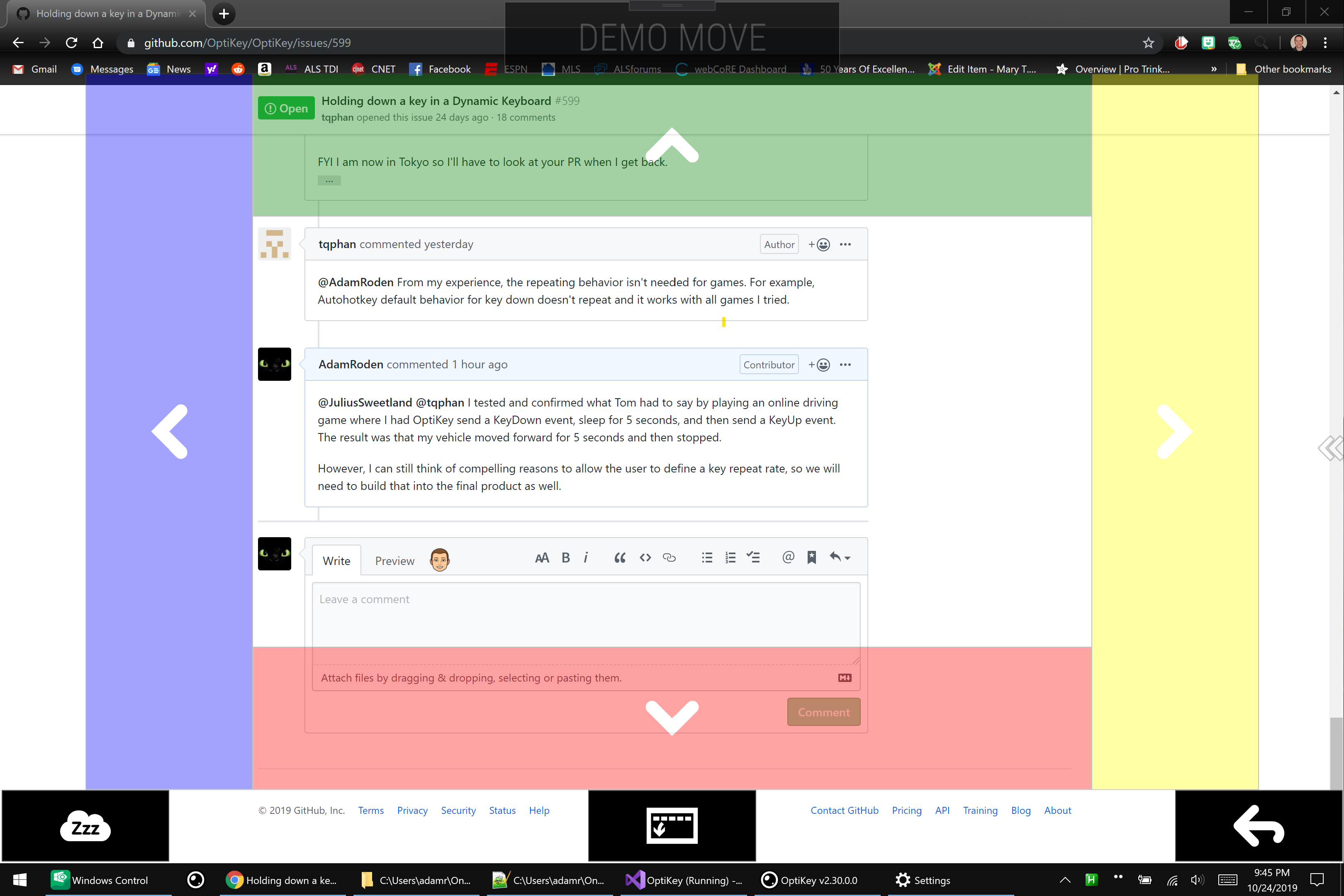 Holding down a key in a Dynamic Keyboard · Issue #599 · OptiKey/OptiKey · GitHub