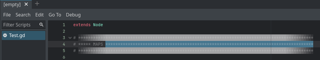 Background Gradient On Highlighted Gdscript Comment Text · Issue 66679 · Godotenginegodot · Github