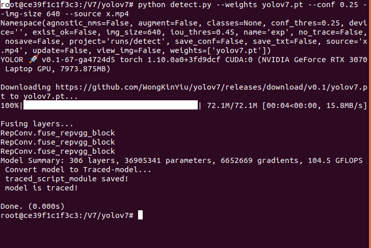 Inference on video does not work · Issue #331 · WongKinYiu/yolov7 · GitHub