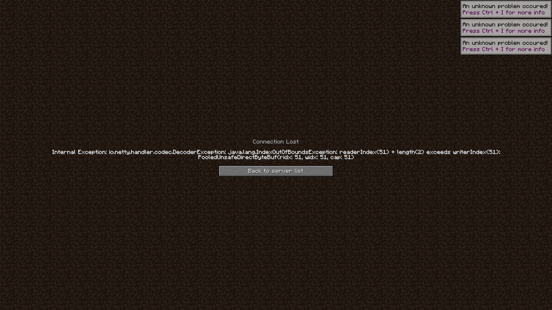 Crash Crash When Connecting To A Server · Issue 154 · Ftbteamftb University · Github