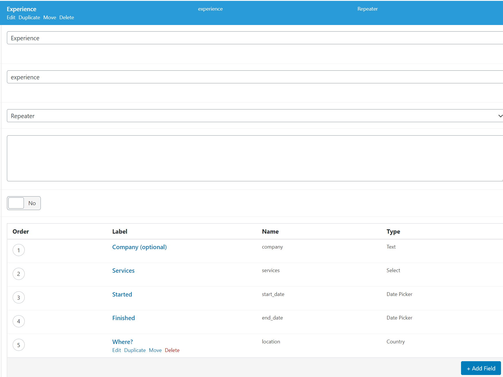 Fields inside repeaters not rendering · Issue #15 · BuddyForms/BuddyForms-ACF · GitHub