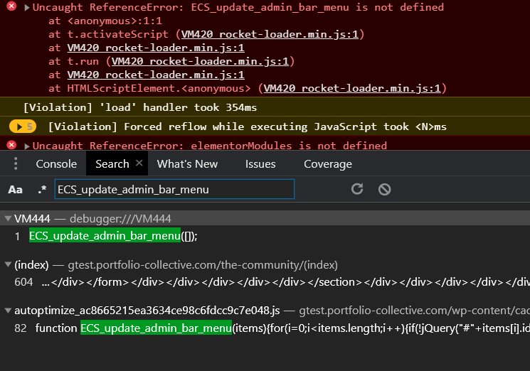 Uncaught ReferenceError: ECS_update_admin_bar_menu is not defined · Issue #205 · dudaster/ele ...