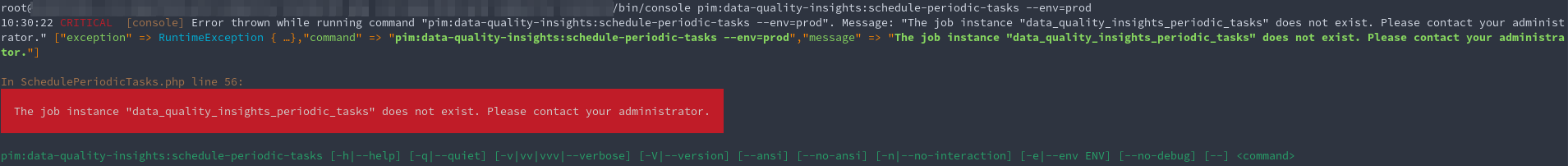 schedule-periodic-tasks does not exist · Issue #17699 · akeneo/pim-community-dev · GitHub