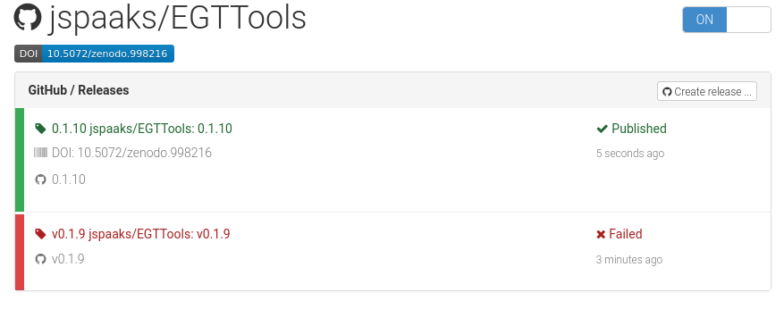 Github release failed · Issue #1181 · zenodo/zenodo · GitHub