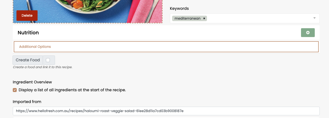 Cannot edit and delete "imported from" link · Issue #2021 · TandoorRecipes/recipes · GitHub