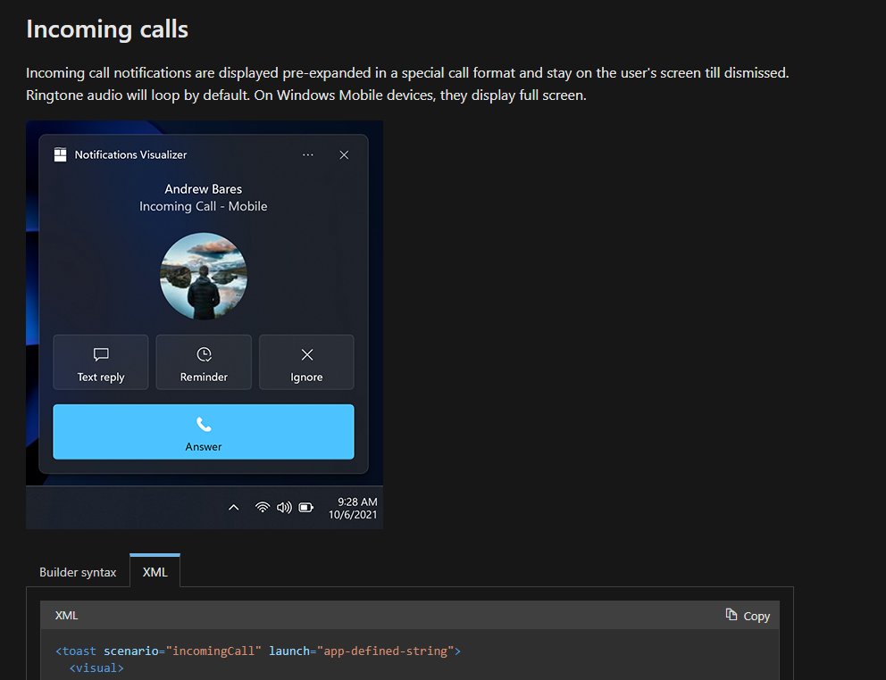 Microsoft added various types of notifications. I hope they can be adapted. Thank you · Issue ...