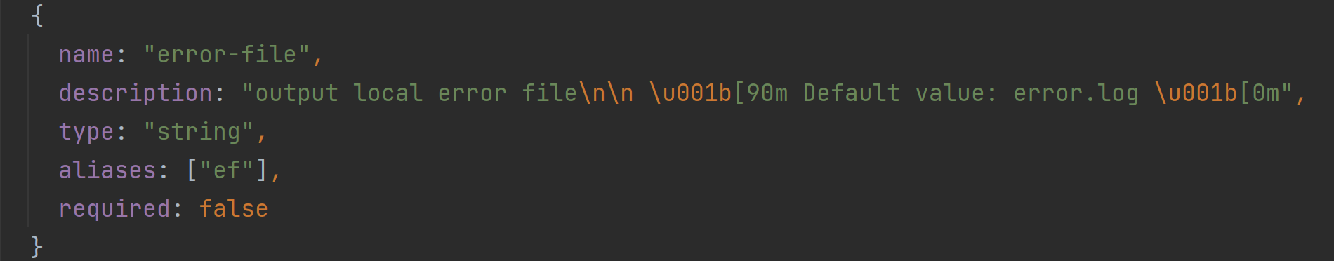 Escape ANSI escape codes in help generator · Issue #704 · zowe/imperative · GitHub