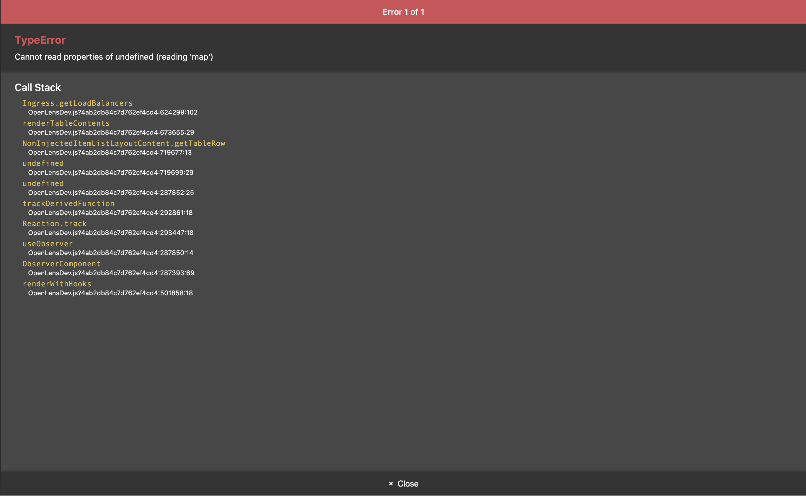 Ingress List Crashes When New Ingress Resource Is Added · Issue 5664 · Lensapplens · Github 
