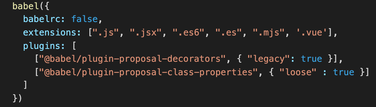 How can i support decorator syntax in js files with vite? not ts files · vitejs vite ...