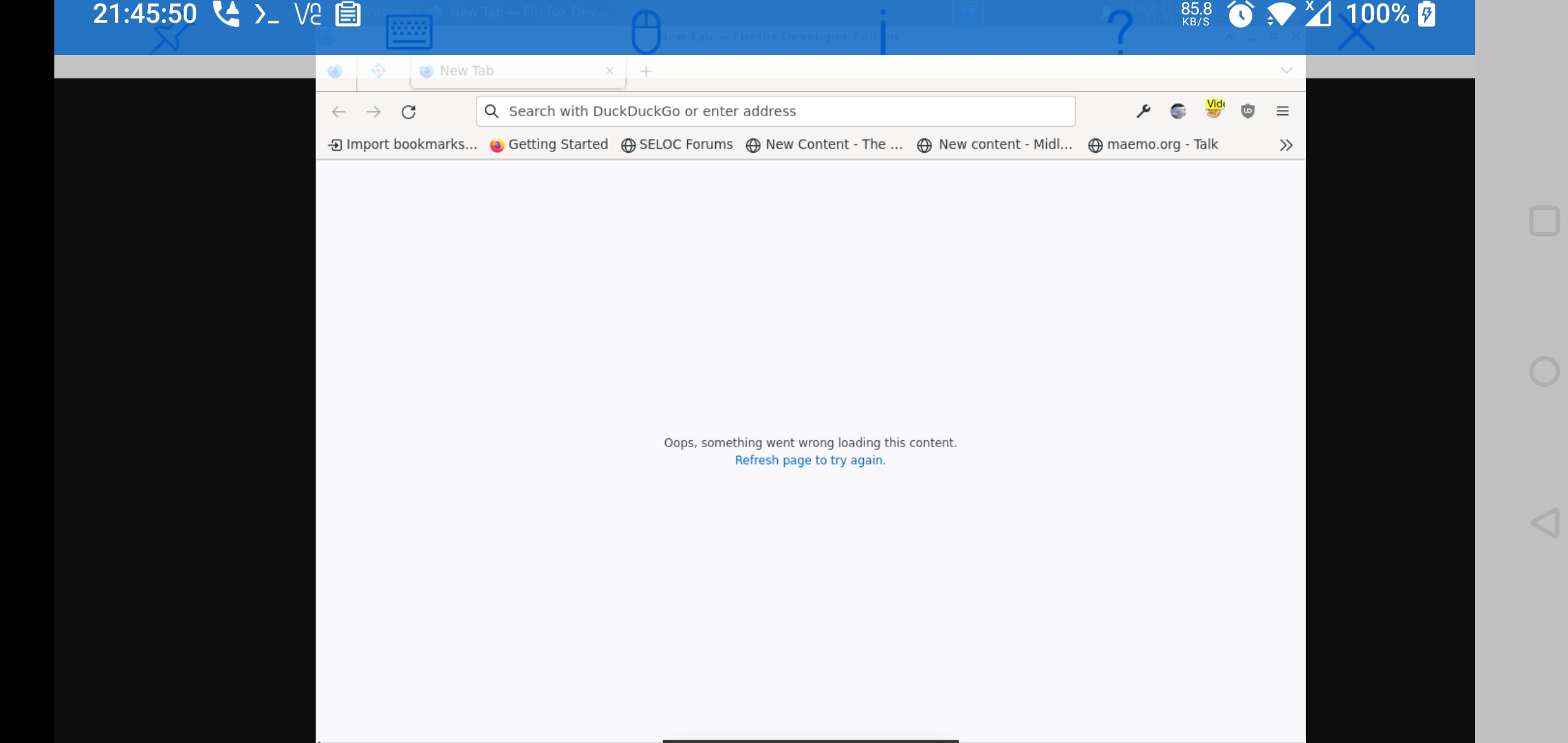 [Bug]: Firefox homepage fails to load · Issue #13013 · termux/termux-packages · GitHub