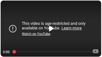 Age-restricted error · Issue #736 · PierfrancescoSoffritti/android ...