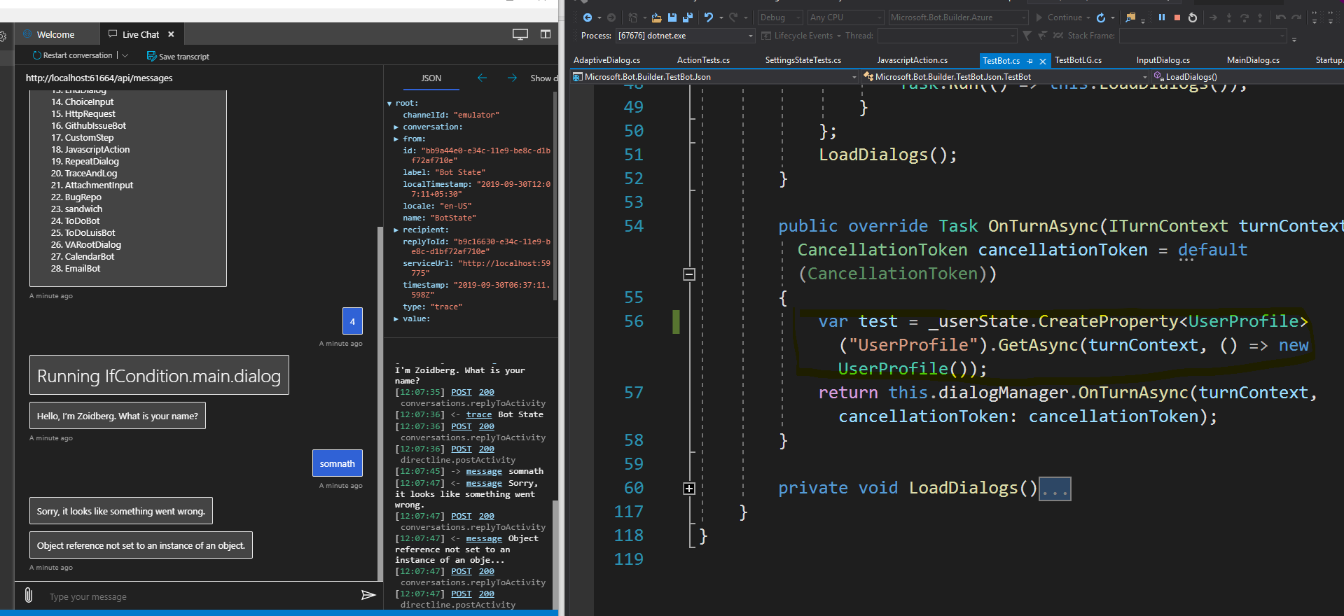 user state is causing user.name memory scope null. · Issue #2597 · microsoft/botbuilder-dotnet ...