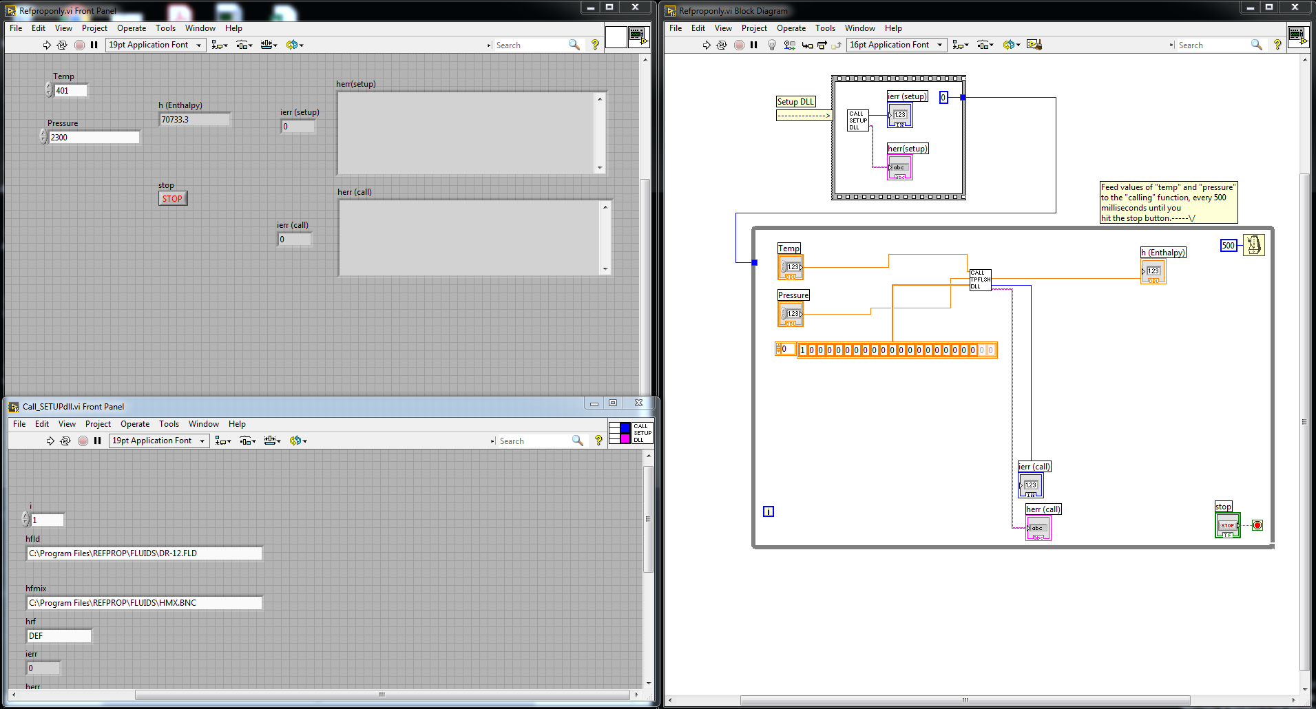 Error opening files for LabView wrapper · Issue #254 · usnistgov/REFPROP-wrappers · GitHub