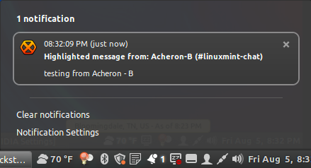 Notification does not pick up the HexChat icon in Mint 21 · Issue #11006 · linuxmint/cinnamon ...