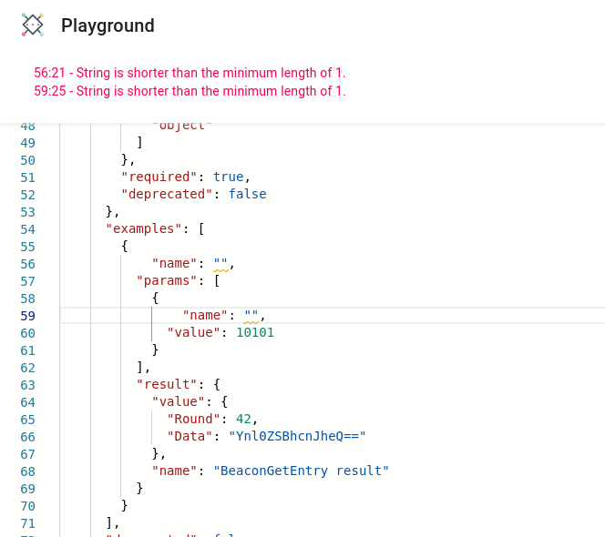 Example Pairing Object Name Field Should Not Be Required · Issue 311 · Open Rpcmeta Schema