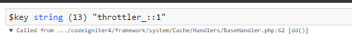 Bug: Cache keys erros using throttle · Issue #4904 · codeigniter4/CodeIgniter4 · GitHub