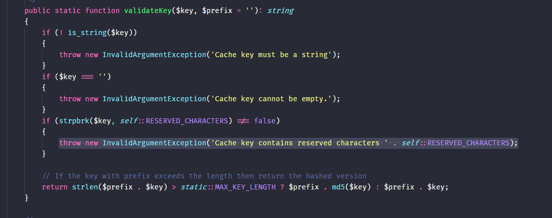 Bug: Cache keys erros using throttle · Issue #4904 · codeigniter4/CodeIgniter4 · GitHub