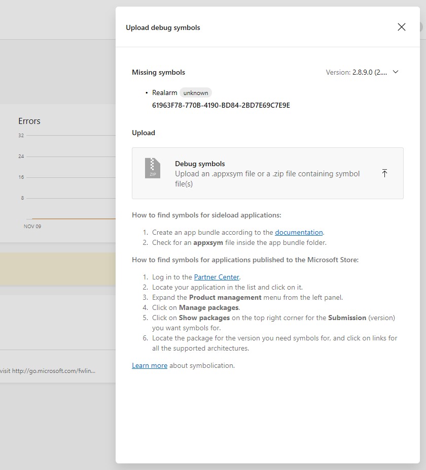 Upload symbols UI unclear · Issue #1476 · microsoft/appcenter · GitHub