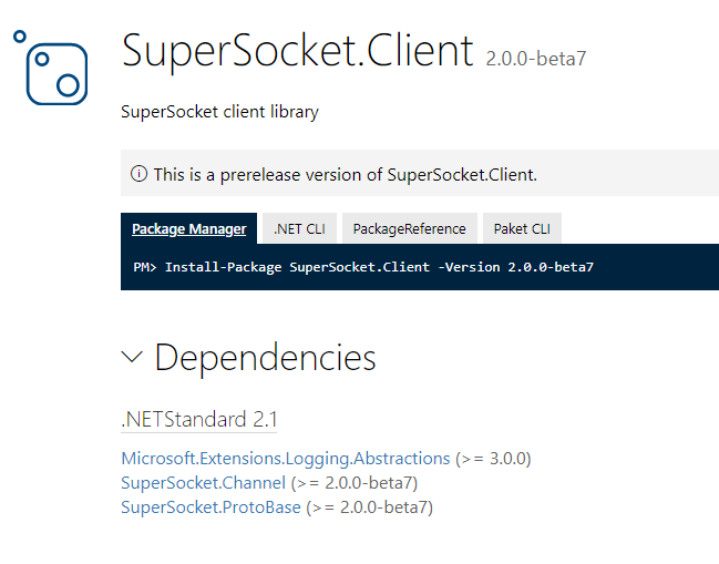 Client 2.0.0-beta7 bad nuget package · Issue #429 · kerryjiang/SuperSocket · GitHub