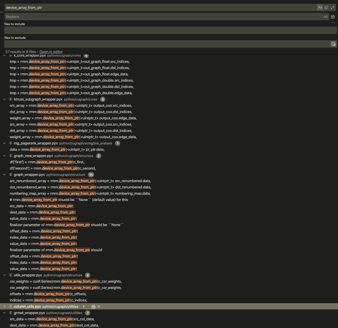 [BUG] device_array_from_ptr is going away · Issue #841 · rapidsai/cugraph · GitHub