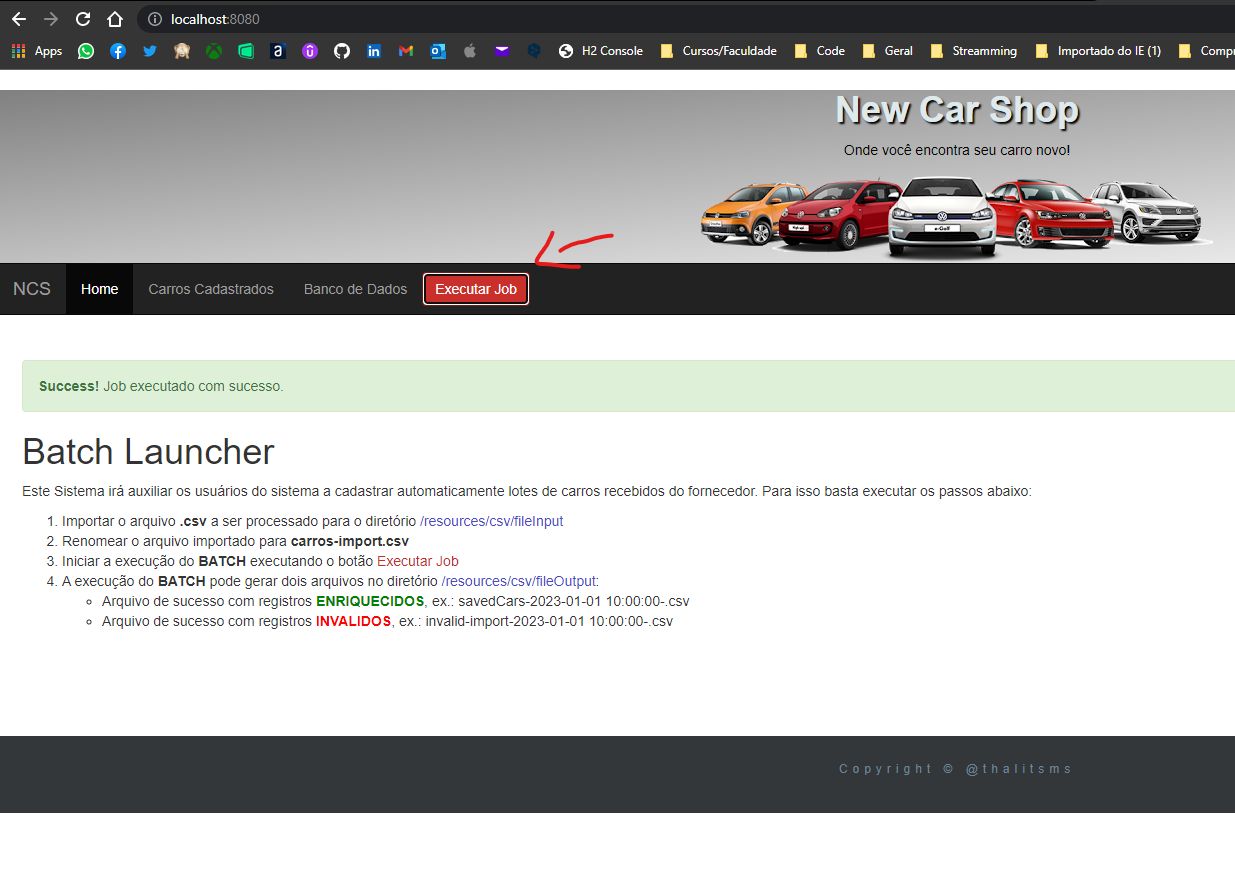 GitHub - thalitsms/newcarshopBatchAPI: Practicing Batch Microservice Development.