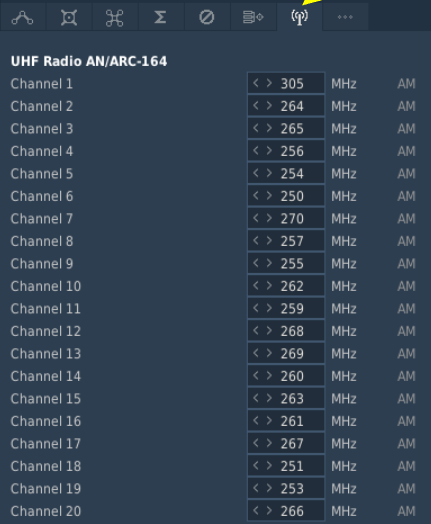 Invalid radio frequencies for some aircraft · Issue #637 · DCS-BR-Tools/briefing-room-for-dcs ...