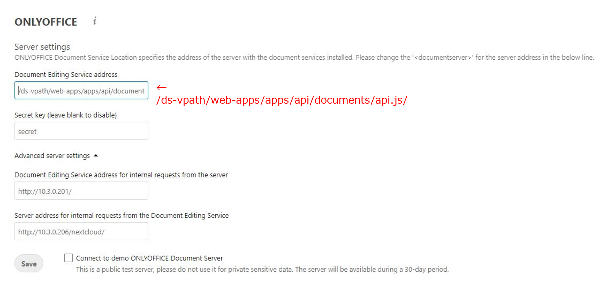 Onlyoffice cannot be reached · Issue #119 · ONLYOFFICE/onlyoffice-nextcloud · GitHub