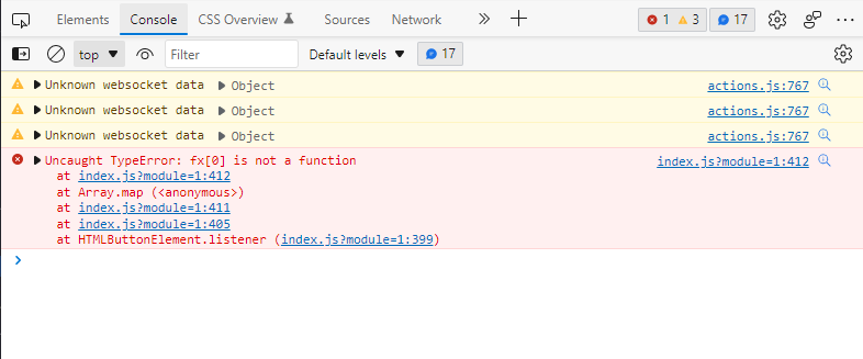 Rotating mob members results in console error after latest update ...