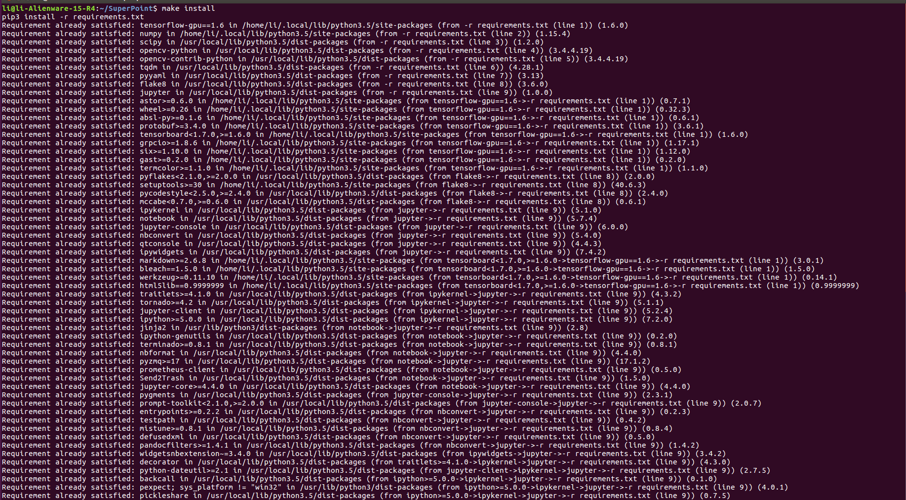 Restoring parameters problem · Issue #30 · rpautrat/SuperPoint · GitHub