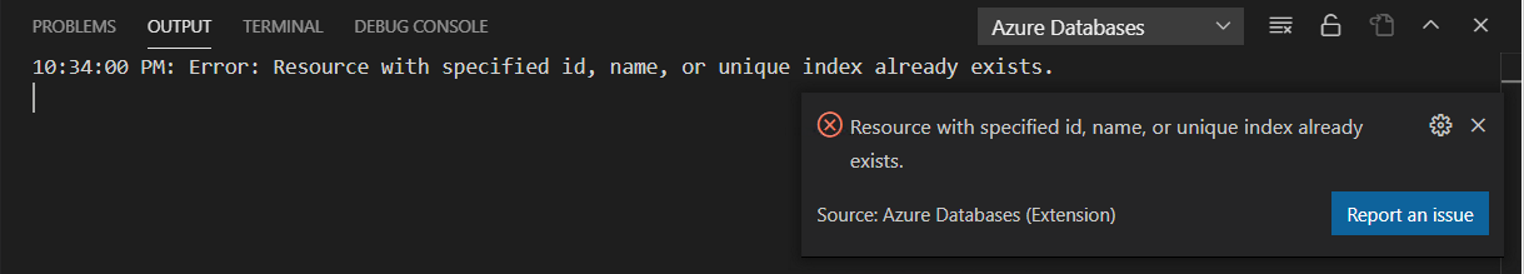 There is no validation when inputting the duplicate stored procedure name · Issue #1789 ...