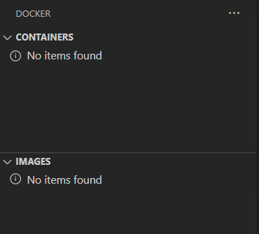 The Docker view state is not changed after installing and starting ...