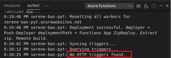 There Is No Function In Functions Node After Deploying A Python New Model Preview Project To A