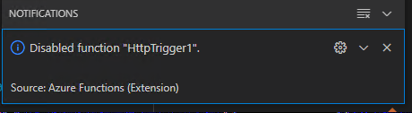 The function is still enabled after executing "Disable Function" action for a function of Python ...