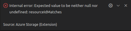 An error occurs when creating a blob in storage account if the resources groups by ARM Tag ...