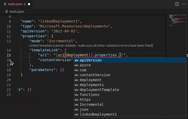 There Is No Completion List When Typing The Uri Property · Issue 1527 · Microsoftvscode 
