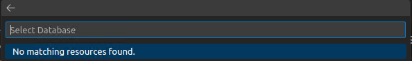 There is no "+ Create new Database..." option when executing "Add Azure Database Connection ...