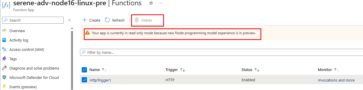 The deleted function reappears after refreshing the Azure view · Issue #3614 · microsoft/vscode ...