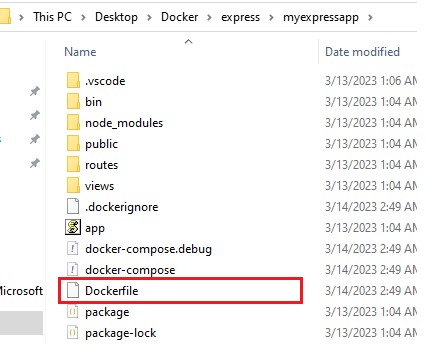 No Dockerfile shows in the opened dialog when clicking "Browse..." to select one Dockerfile ...