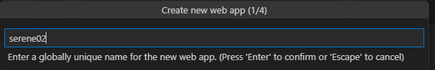 There is no validation for an existing web app name when executing "Deploy Image to Azure App ...