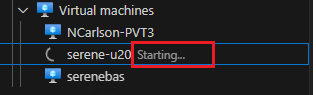 [Unstable] There is no "Starting..." tag next to the VM when starting a ...