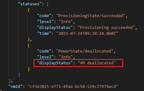 The stopped VM status is "running" in the opened property file · Issue #396 · microsoft/vscode ...